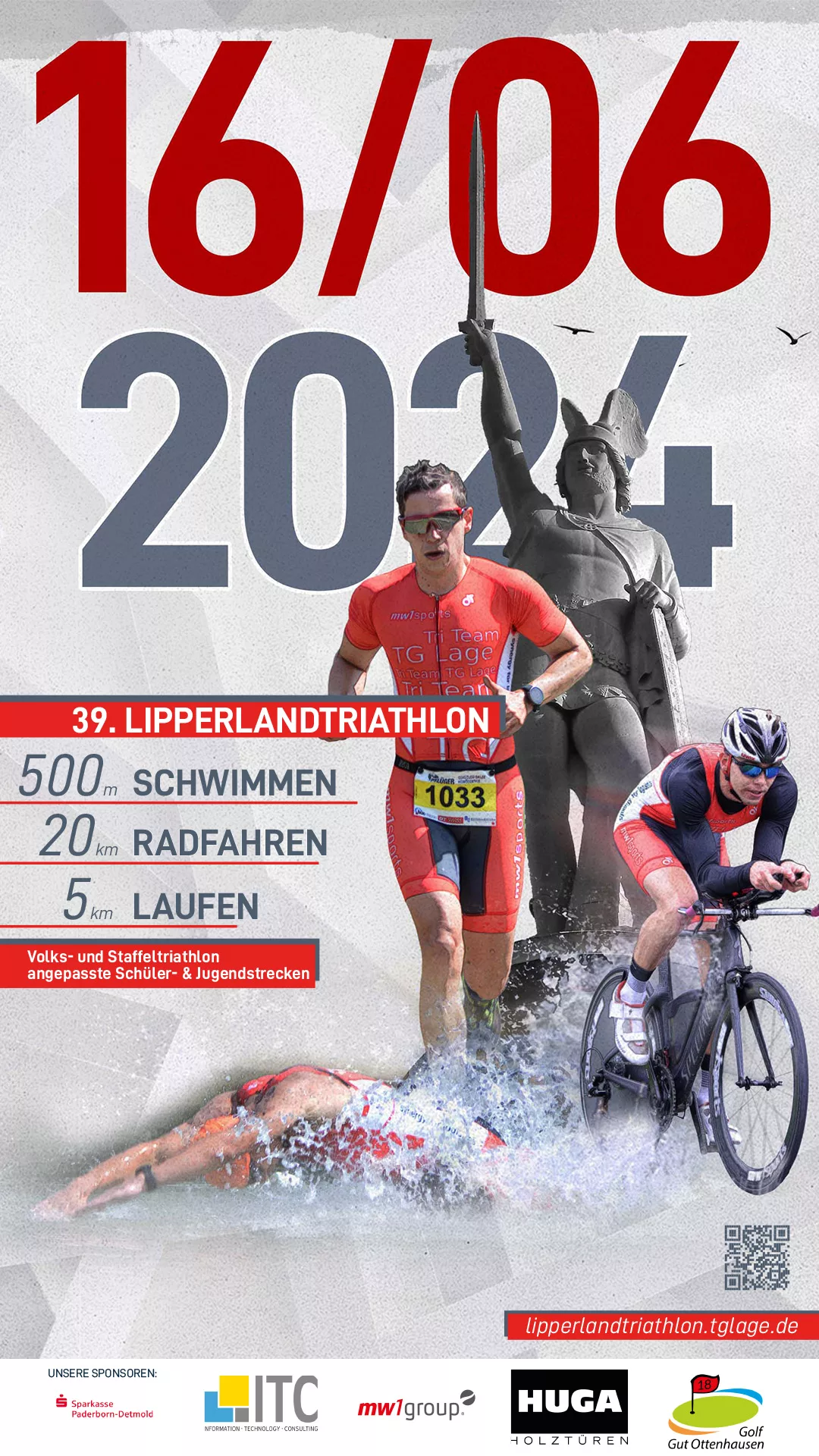 ITC sponsert den 39. Lipperlandtriathlon 2024